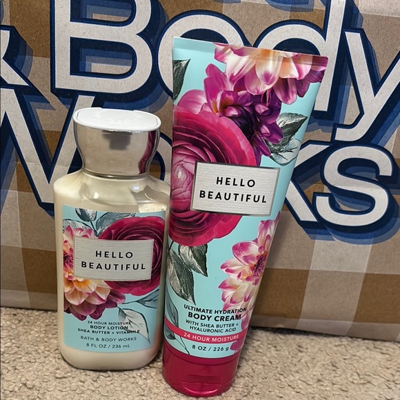 Bath & Body Works | Bath & Body | Bath Body Works Hello Beautiful Body Lotion And Cream Set ...